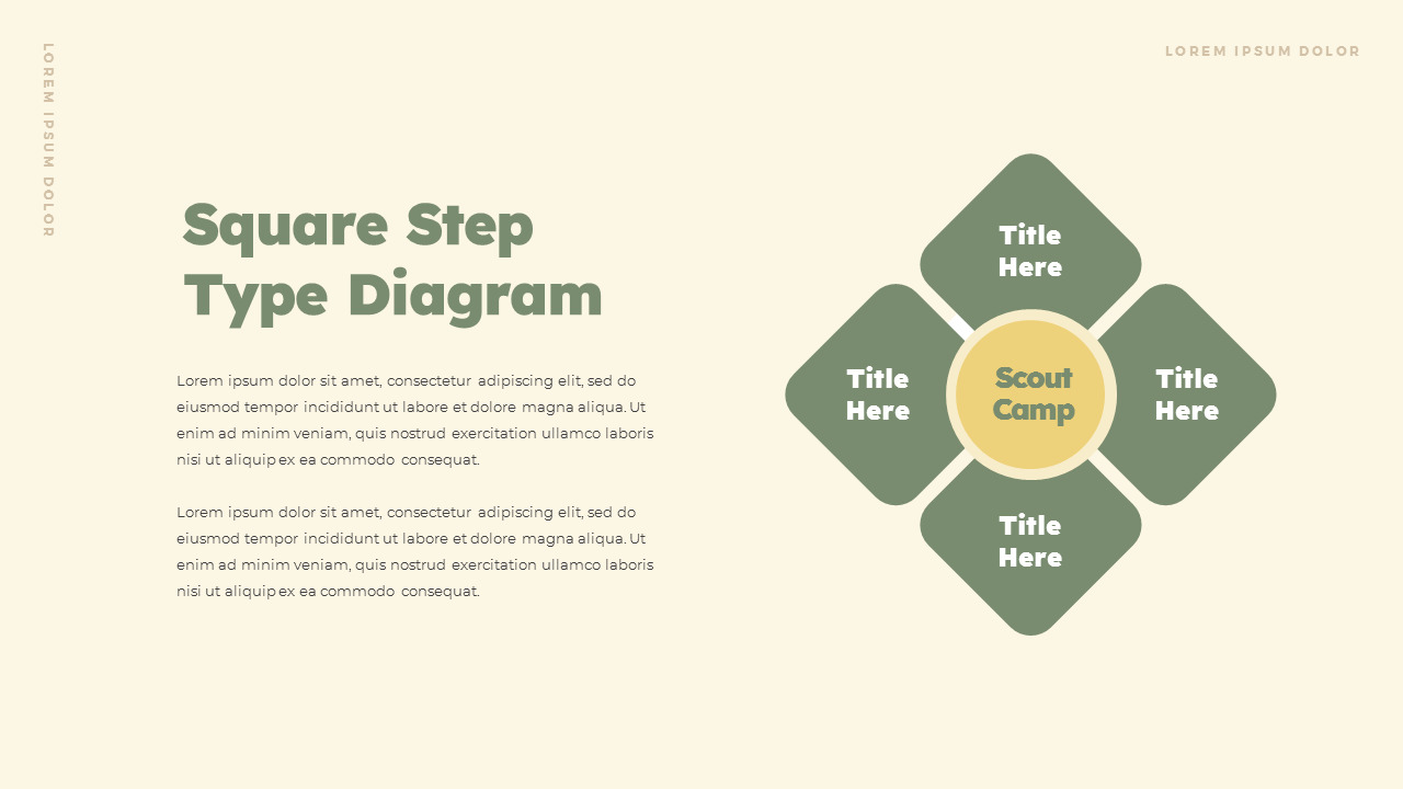 Scout Camp Simple Slides Design