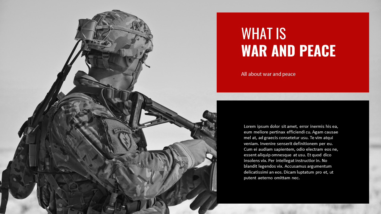 Powerpoint Templates War