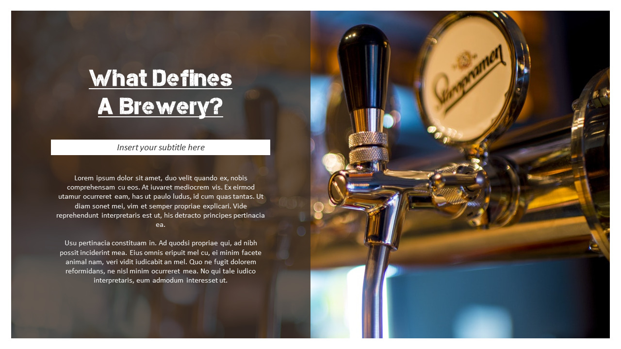 Brewing Craft Beer Business plan PPT Download|Templates