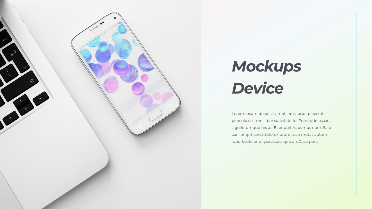 Glass Visual Design Google Slides for mac