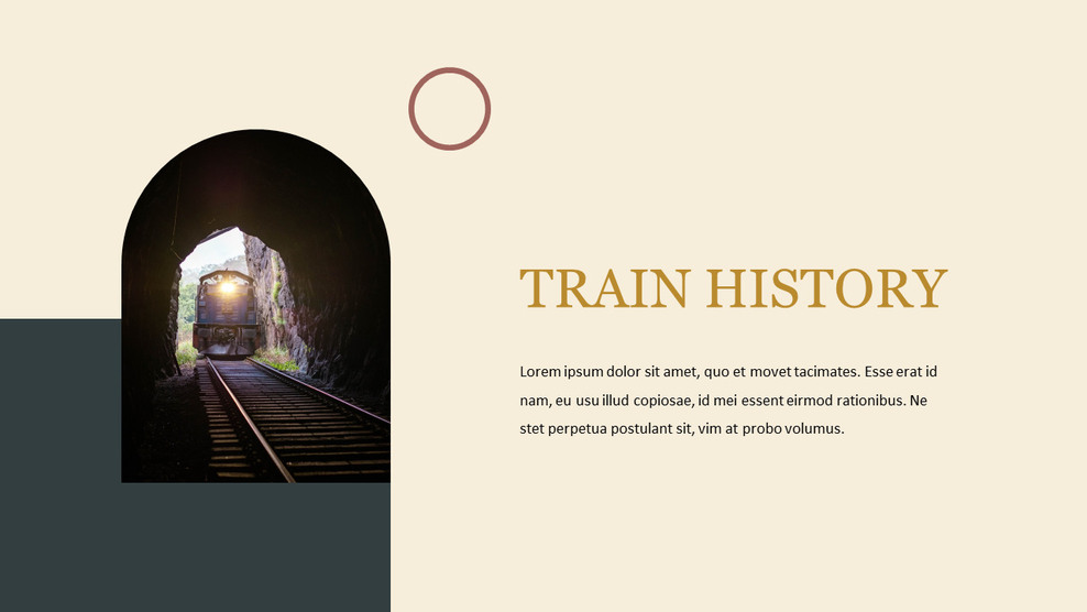 Train and Railroad Simple Google Slides|Lifestyle