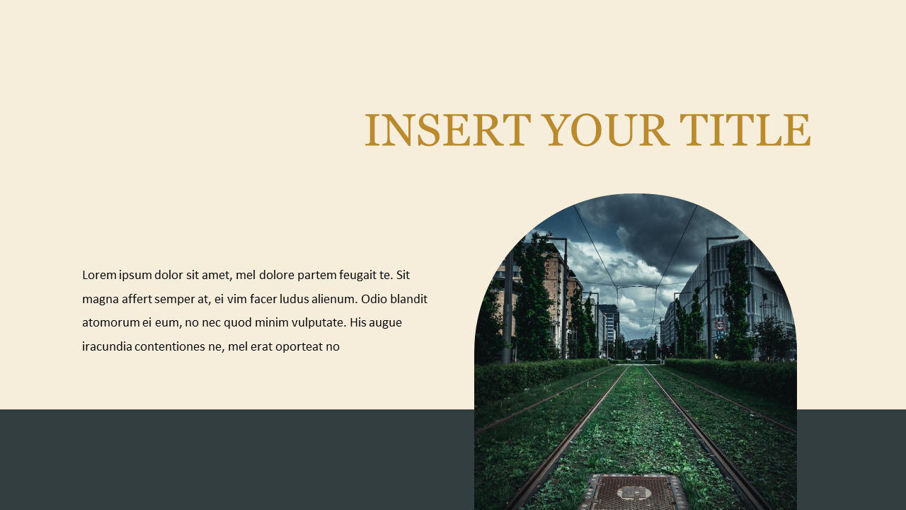 Train and Railroad Simple Google Slides|Lifestyle