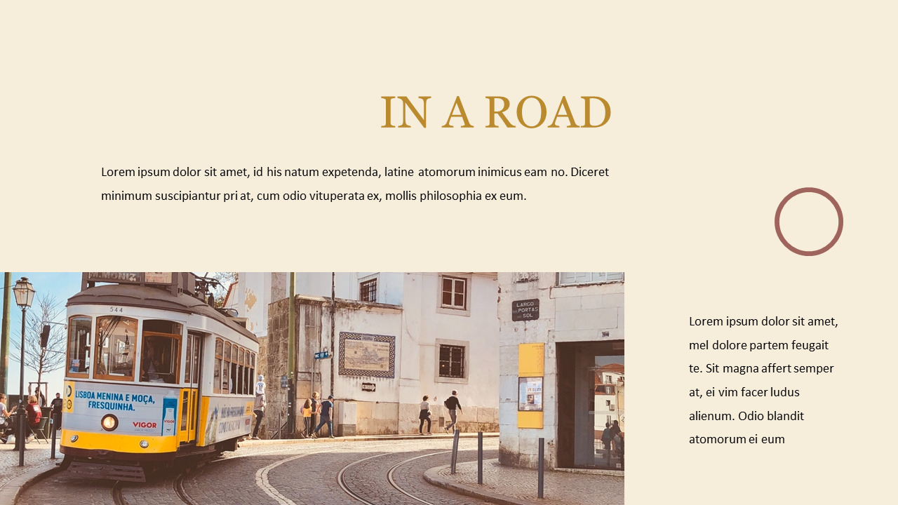 Train and Railroad Simple Google Slides|Lifestyle