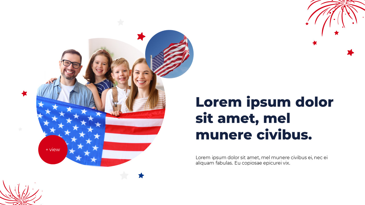 4th of July Independence Day PowerPoint Layout