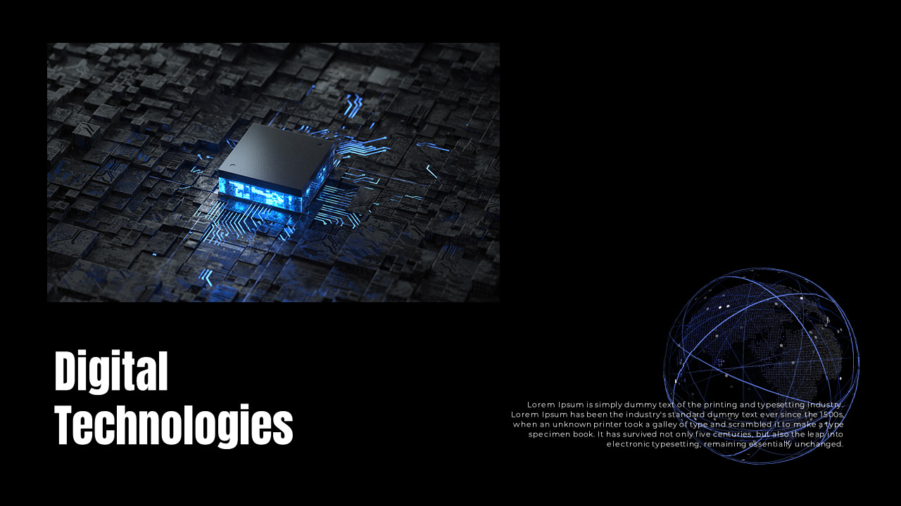 Digital Technology professional presentation