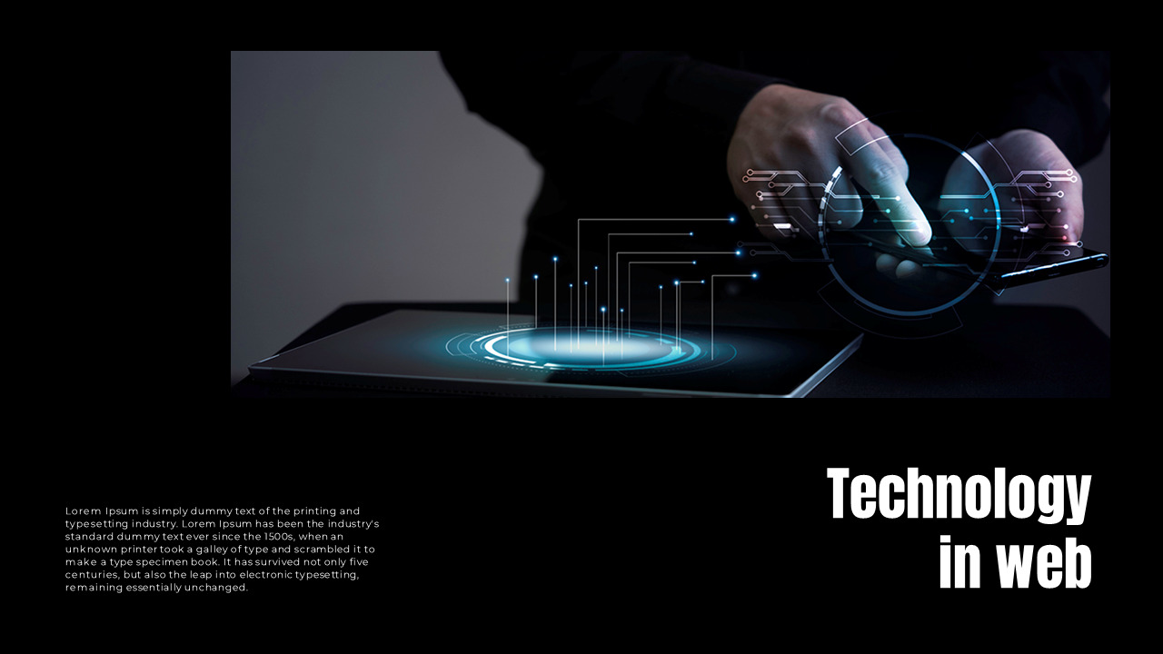 Digital Technology professional presentation