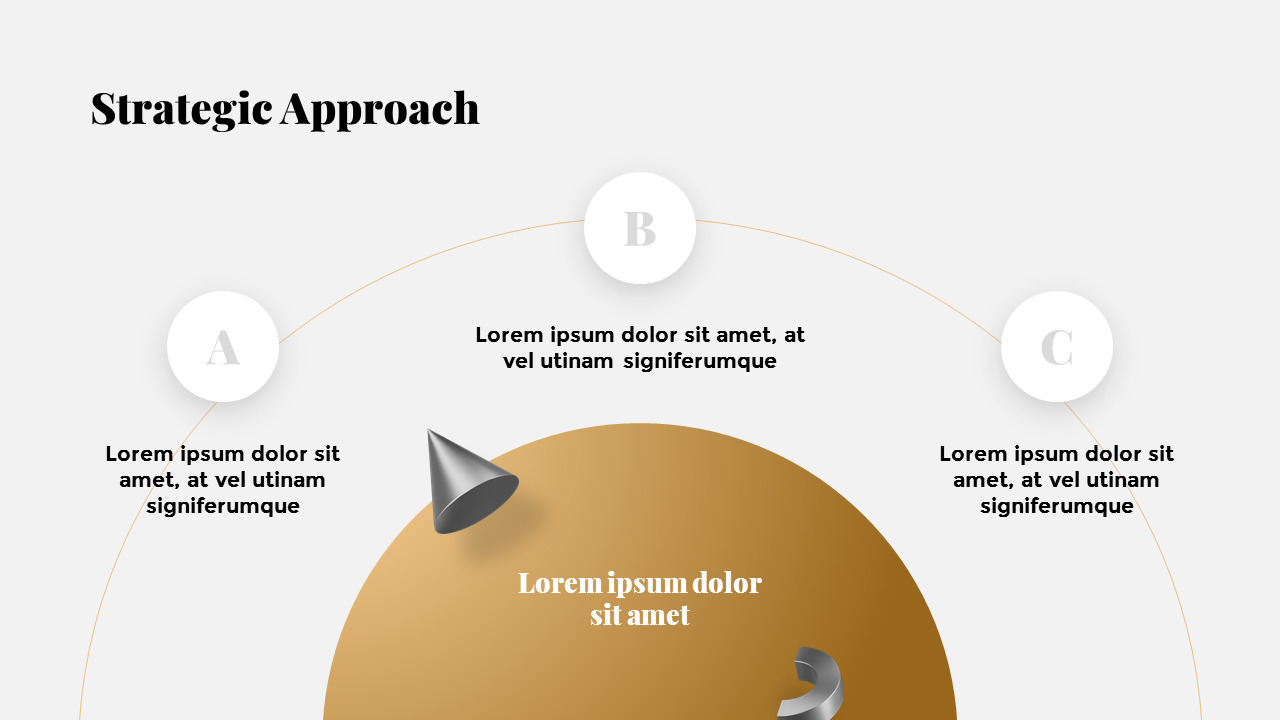 Metal Geometric Objects Multipurpose Background PowerPoint