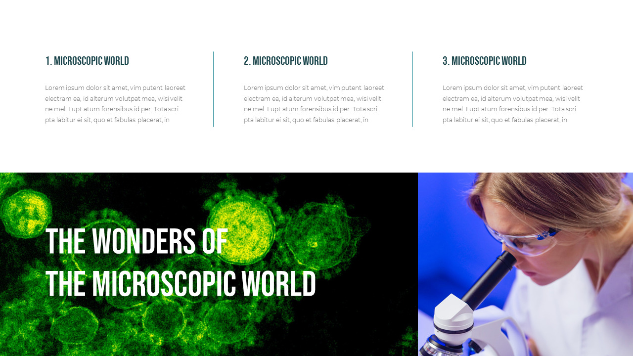 Microscopic World PowerPoint Design