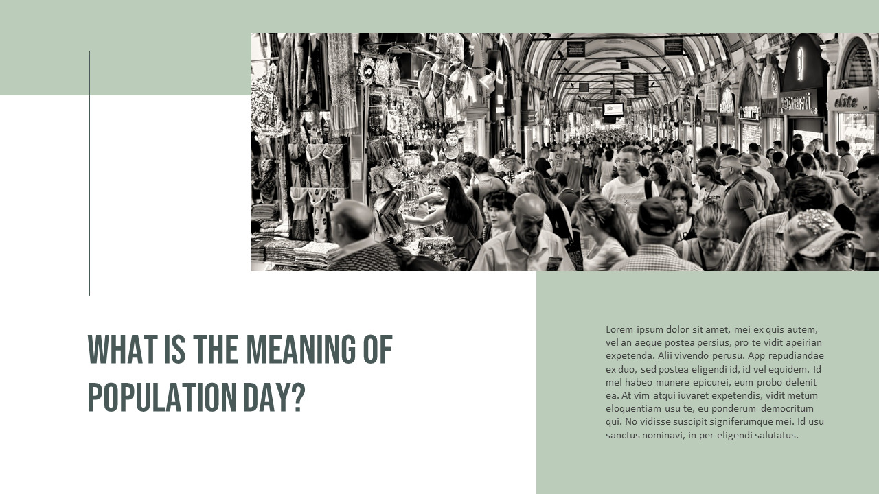 Word Population Day Theme Presentation Templates|Lifestyle|PPT