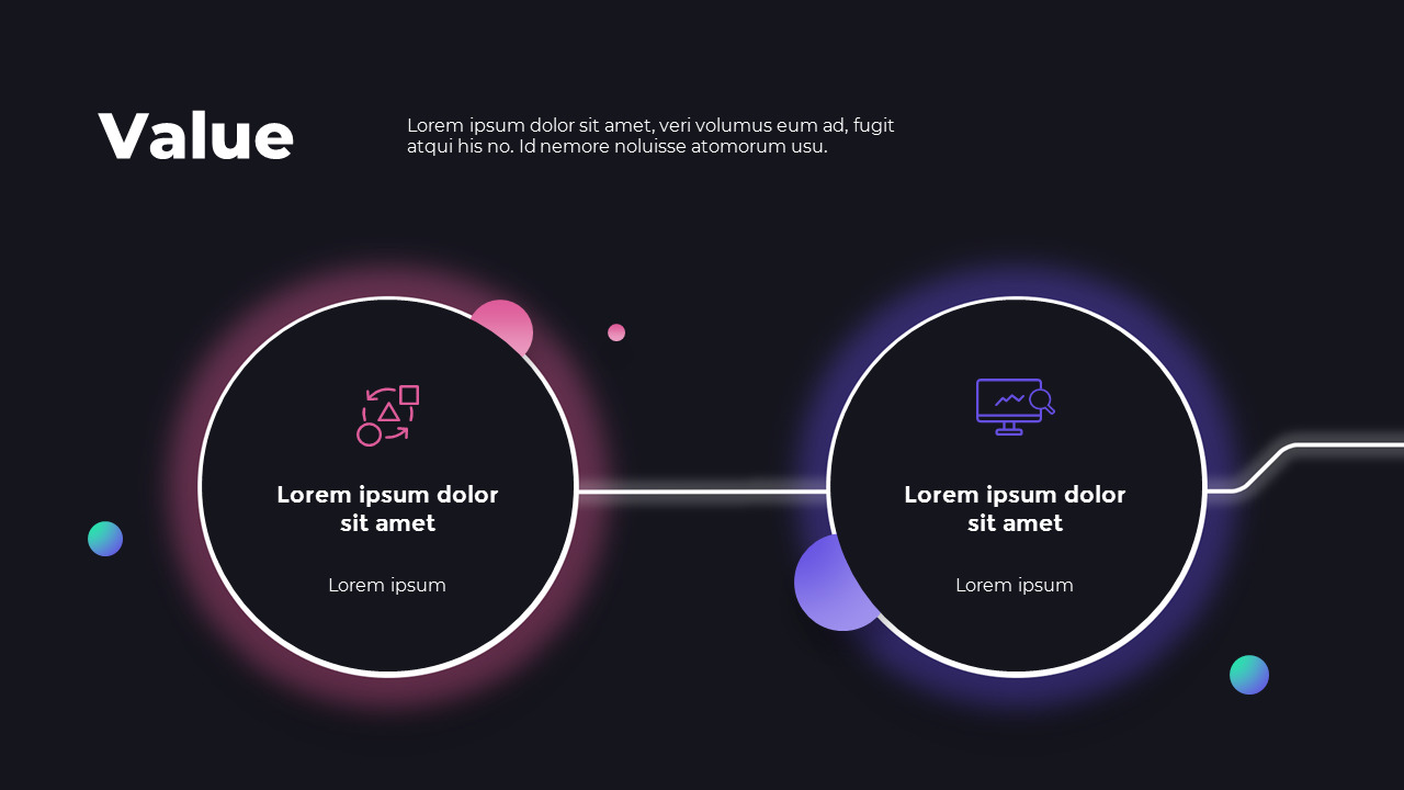 Futuristic Neon Concept Pitch Deck building a pitch deck