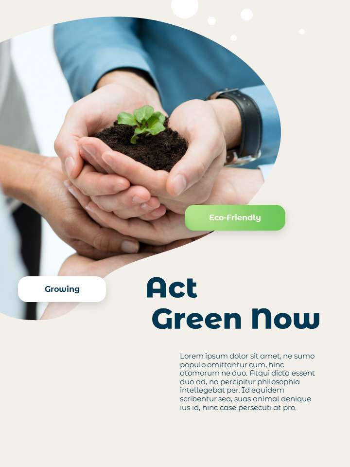 Green Project Report PPT Design Templates