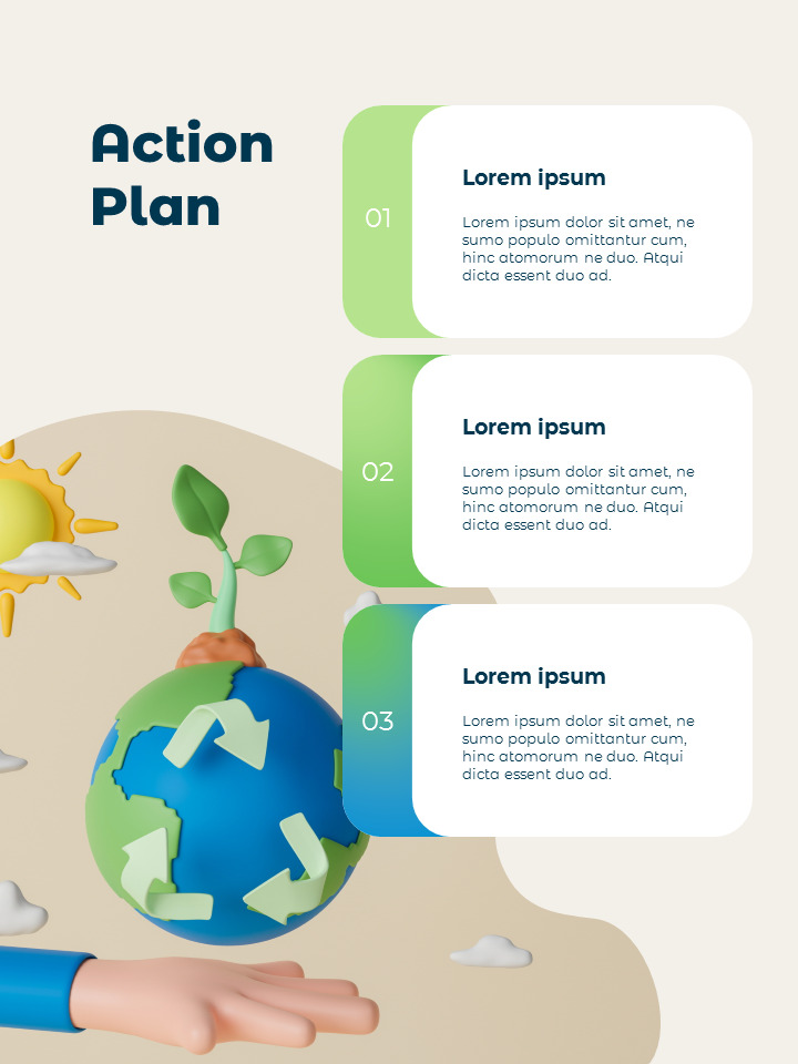 Green Project Report PPT Design Templates