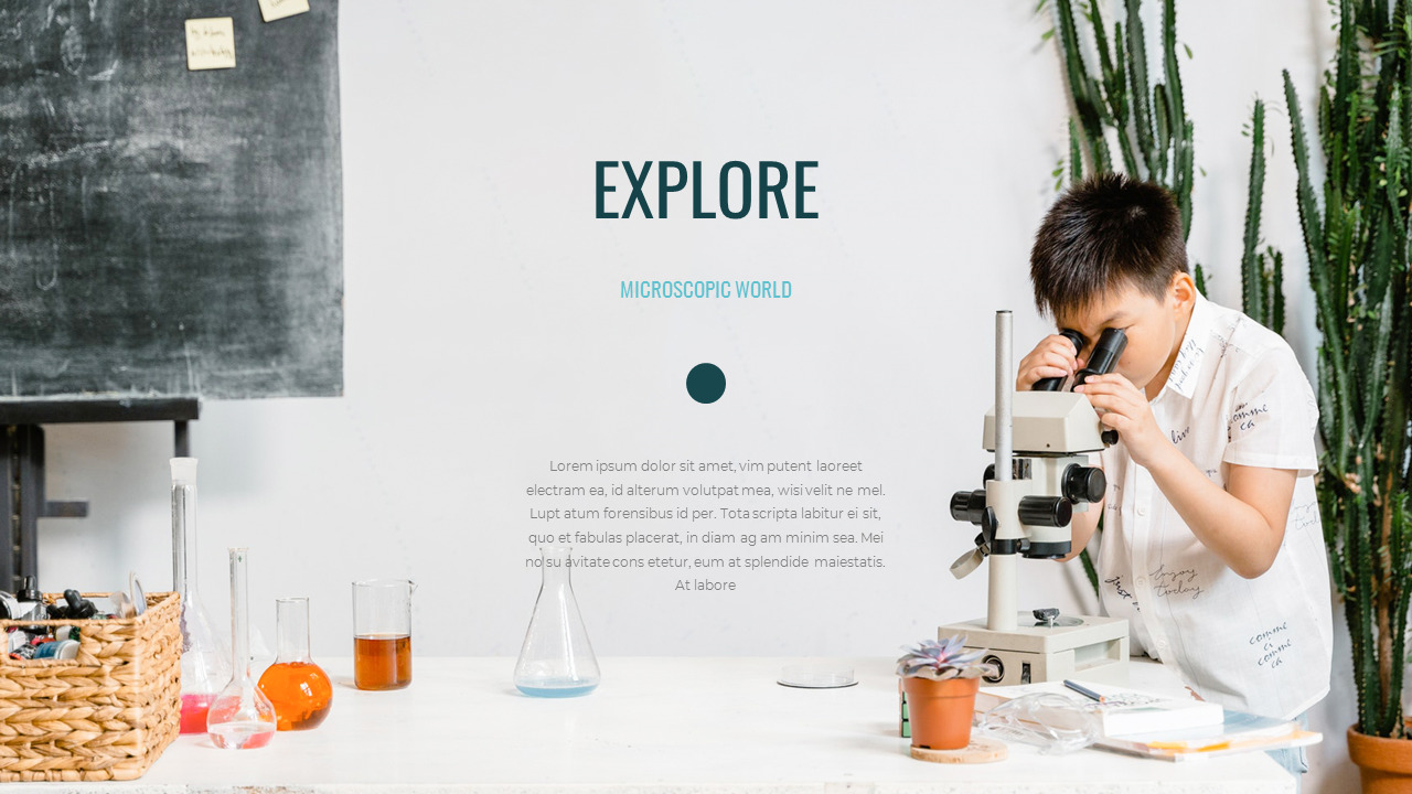 Microscopic World Google Slides Presentation