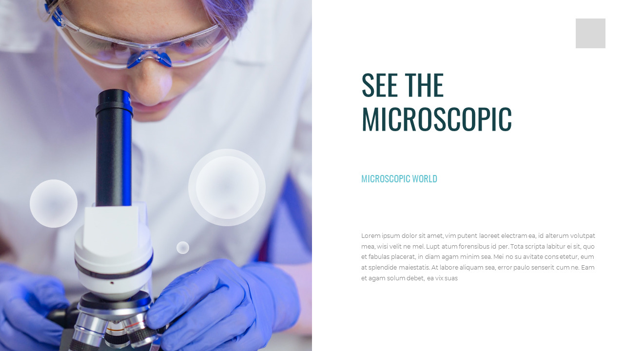 Microscopic World Google Slides Presentation