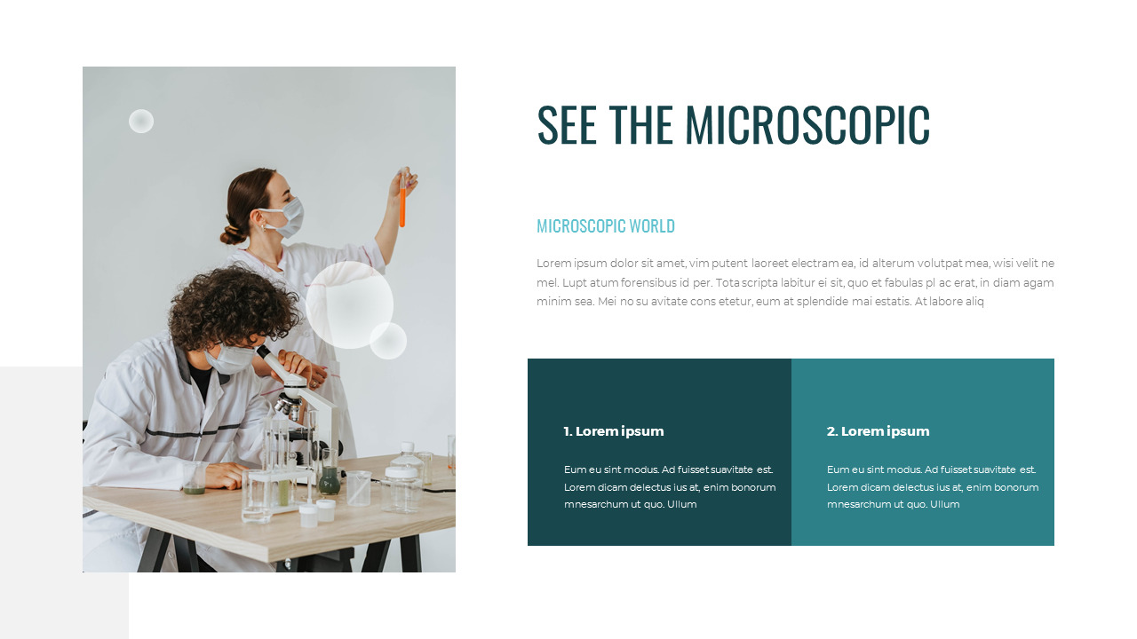 Microscopic World Google Slides Presentation