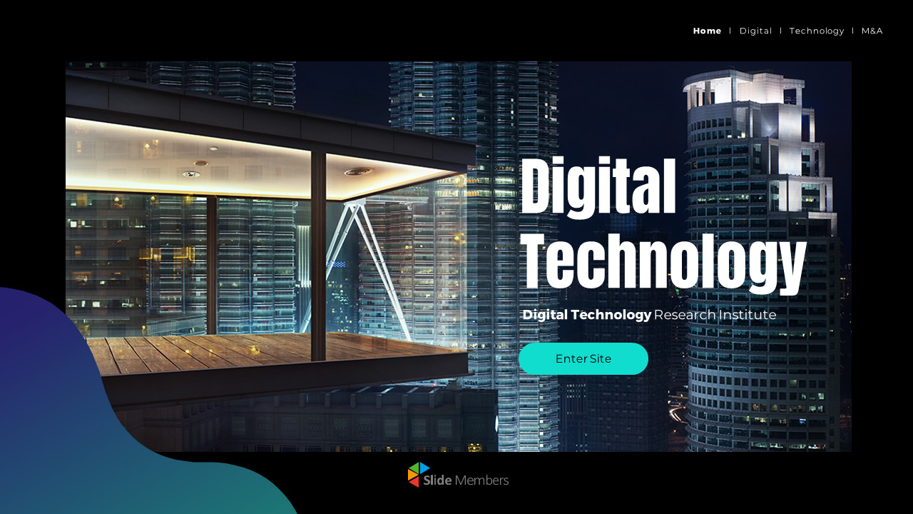 Digital Technology Google Presentation Slides