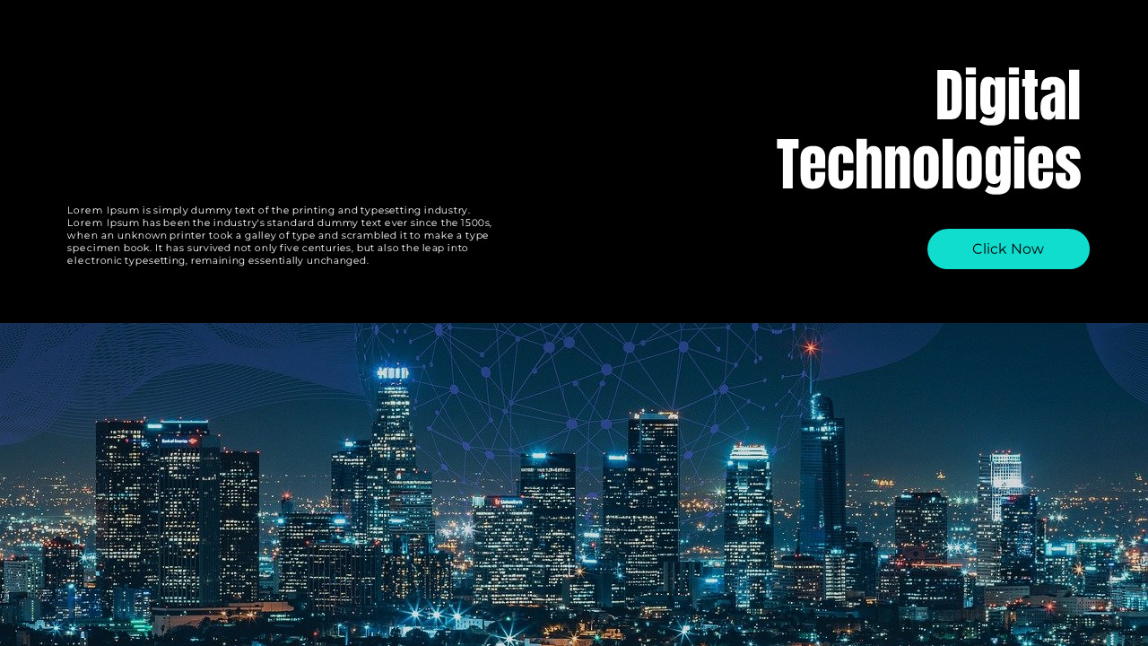 Digital Technology Google Presentation Slides