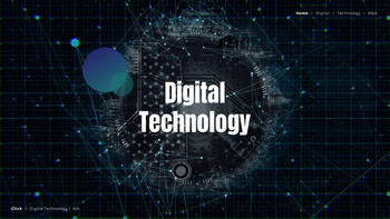 Digital Technology Google Presentation Slides