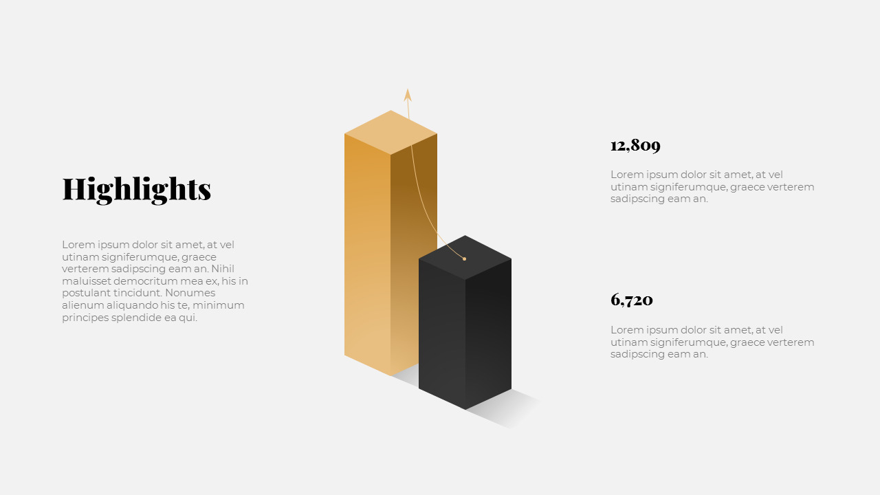 Metal Geometric Objects Multipurpose Simple Google Slides