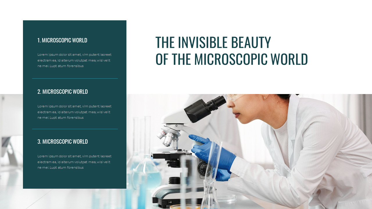 Microscopic World Google Slides Presentation