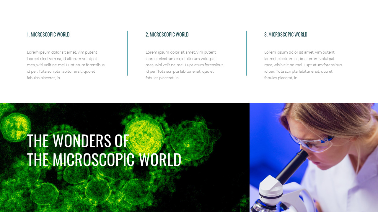 Microscopic World Google Slides Presentation