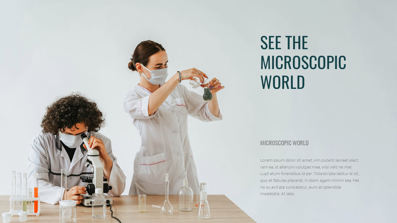 Microscopic World Google Slides Presentation