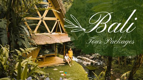 Bali Travel Package PowerPoint Template – Ocean Aqua Deck