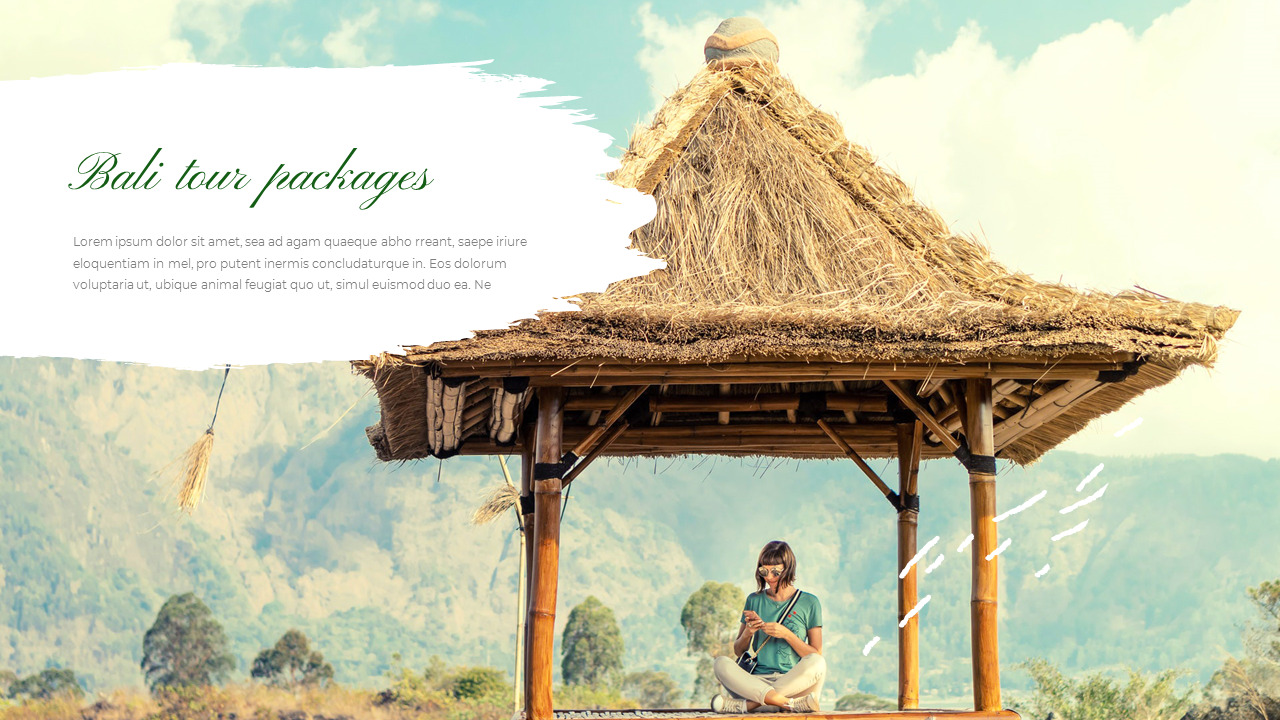 Bali Tour Packages template power point