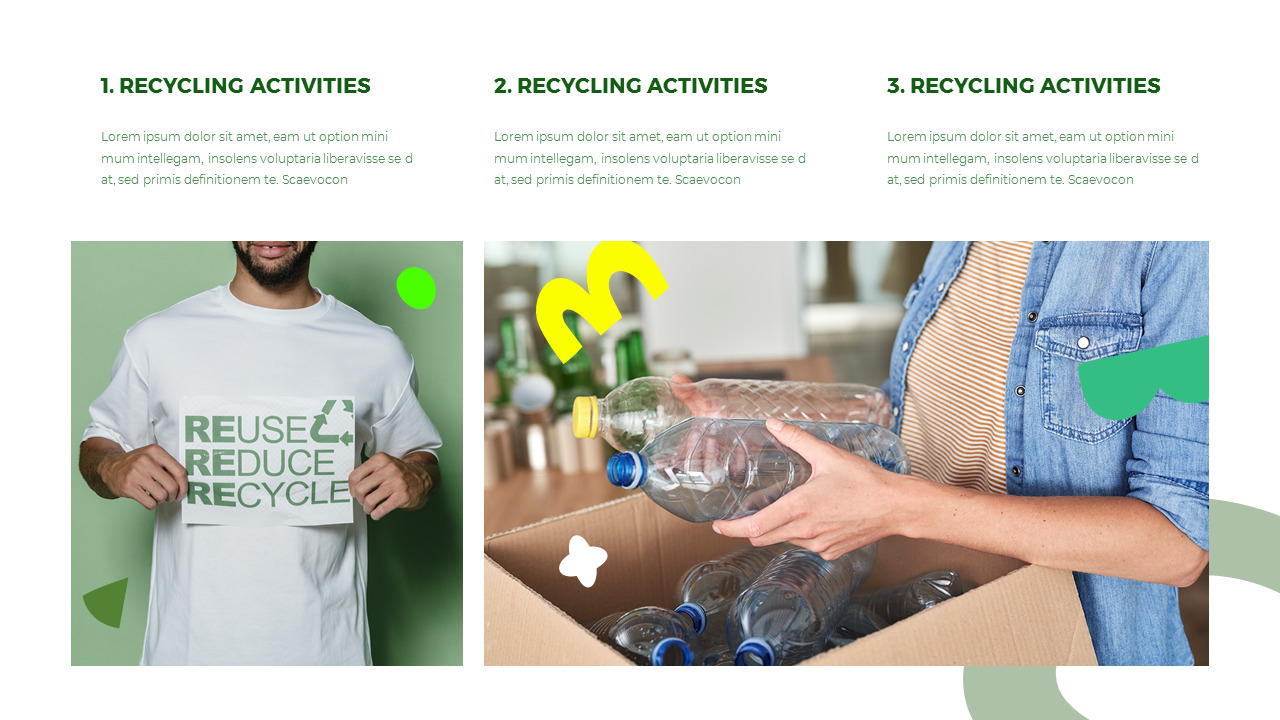 Recycling Activities Google Slides Templates for Your Next Presentation