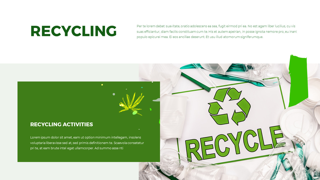 Recycling Activities Google Slides Templates for Your Next Presentation