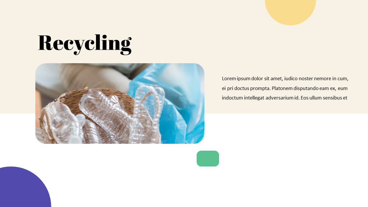 Recycling ppt presentation slides