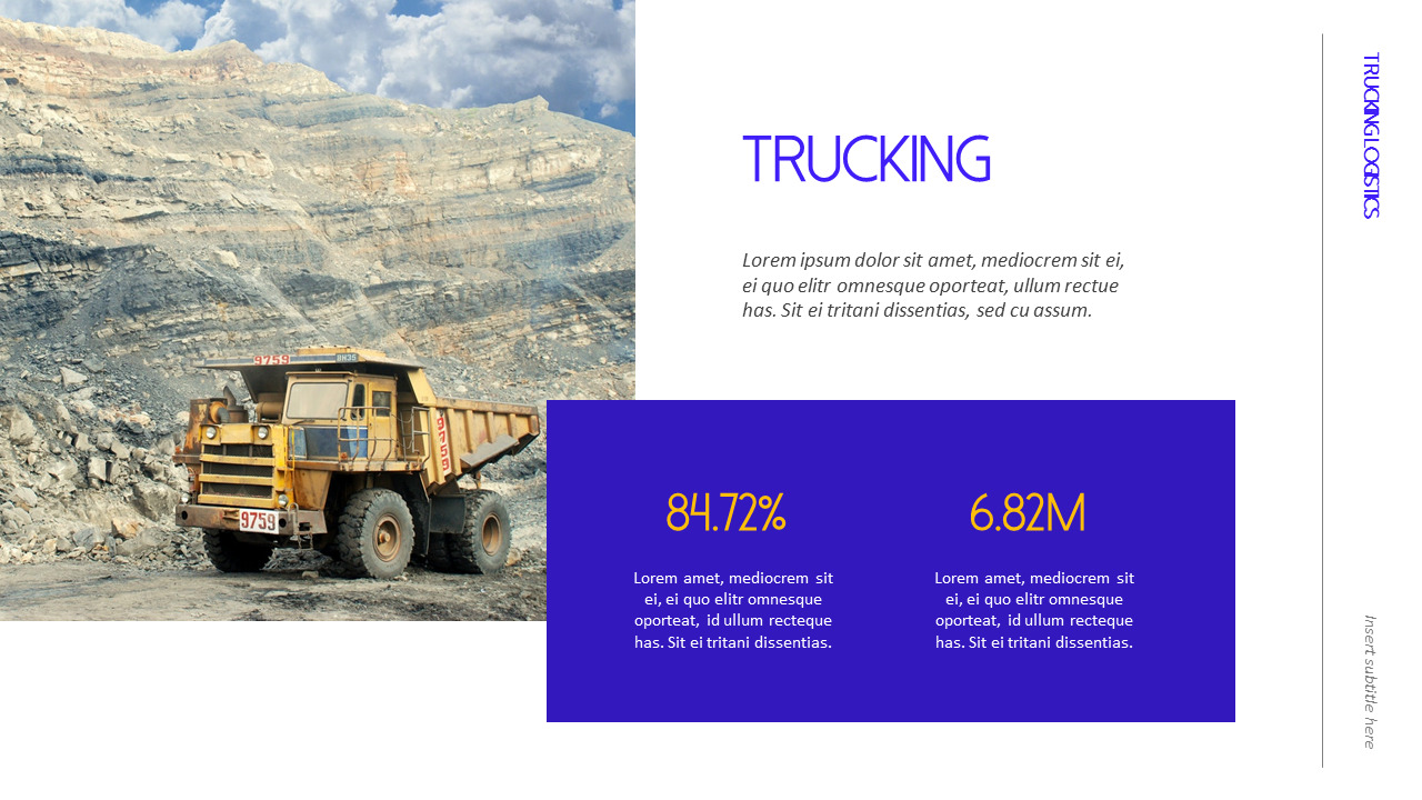 Trucking Logistics Slide Members It Commerce Ppt Templates