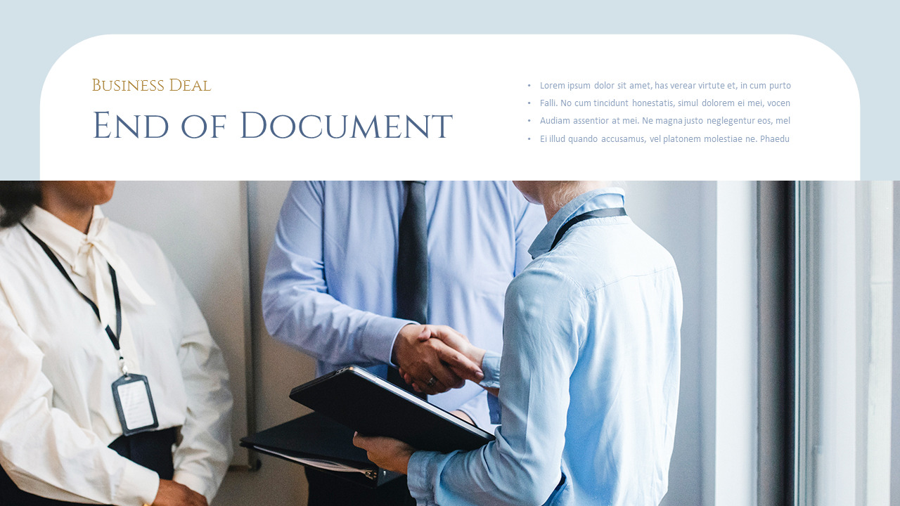 Business Deal plantillas power point|PPT Templates