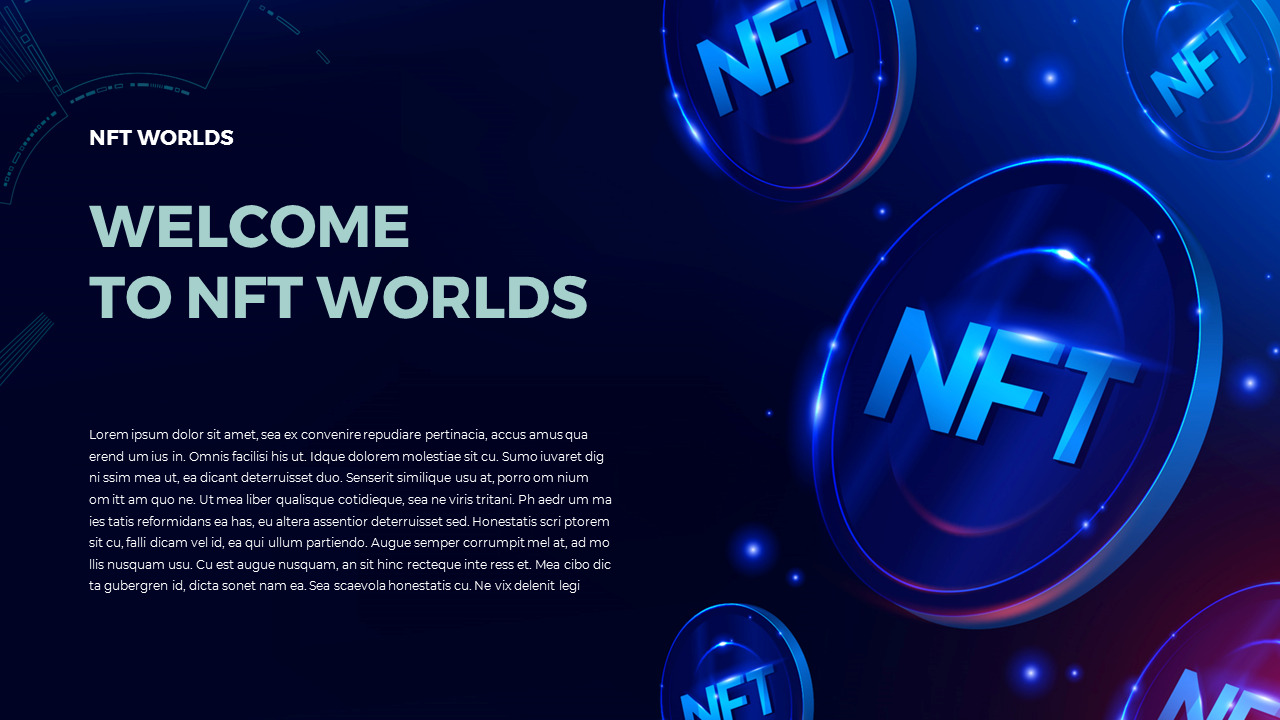NFT Worlds professional powerpoint presentation