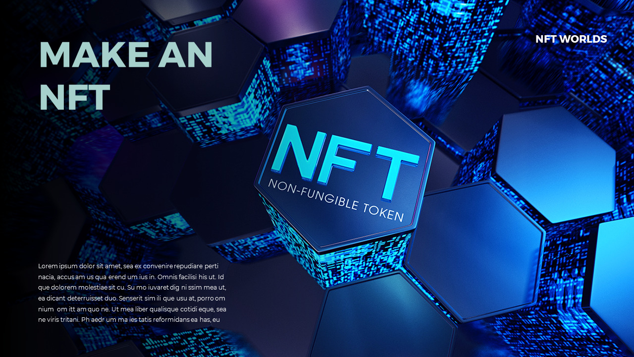 NFT Worlds professional powerpoint presentation
