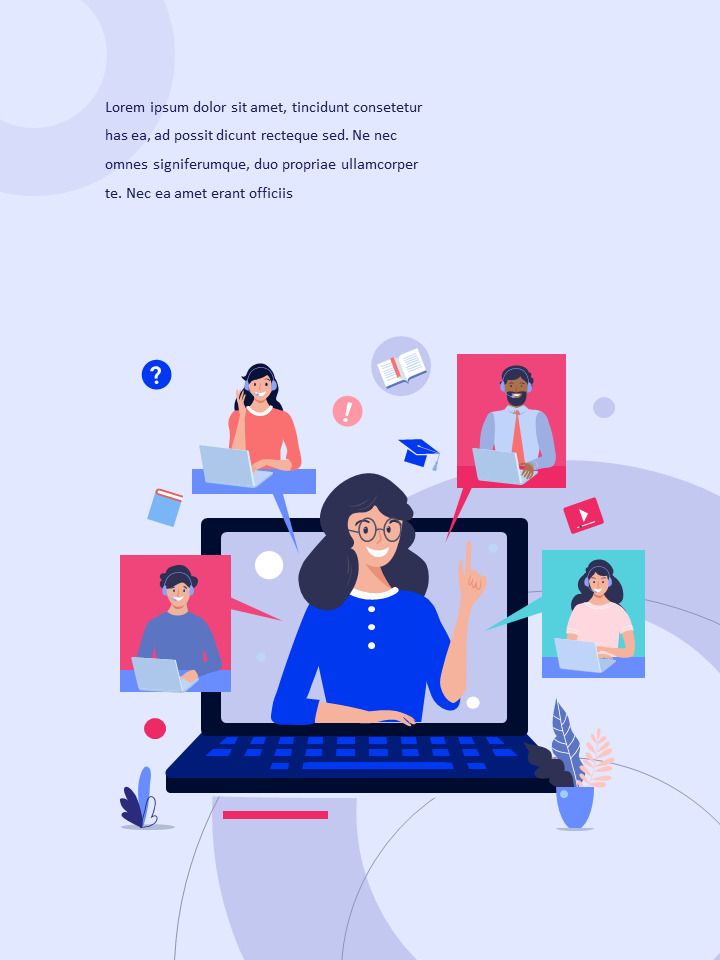 Online Education Learning PowerPoint Template