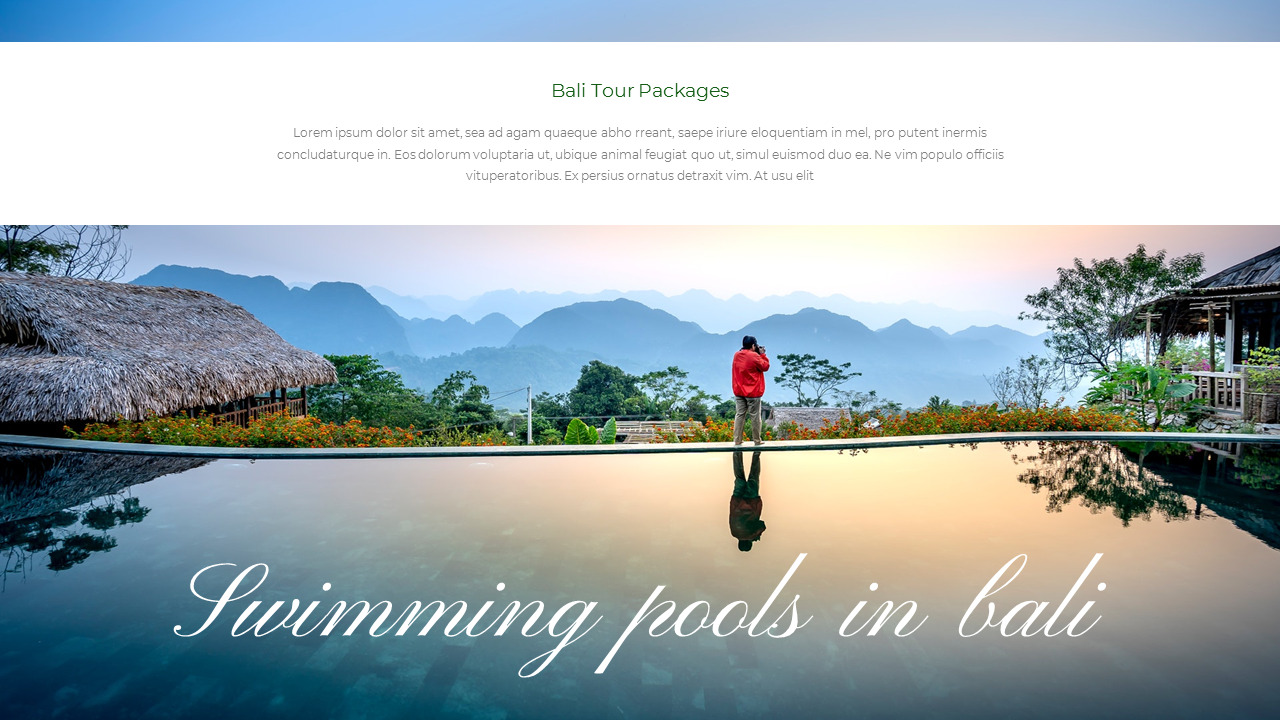 Bali Tour google slides background