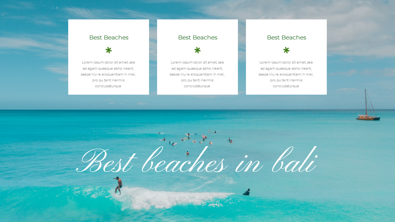 Bali Tour google slides background