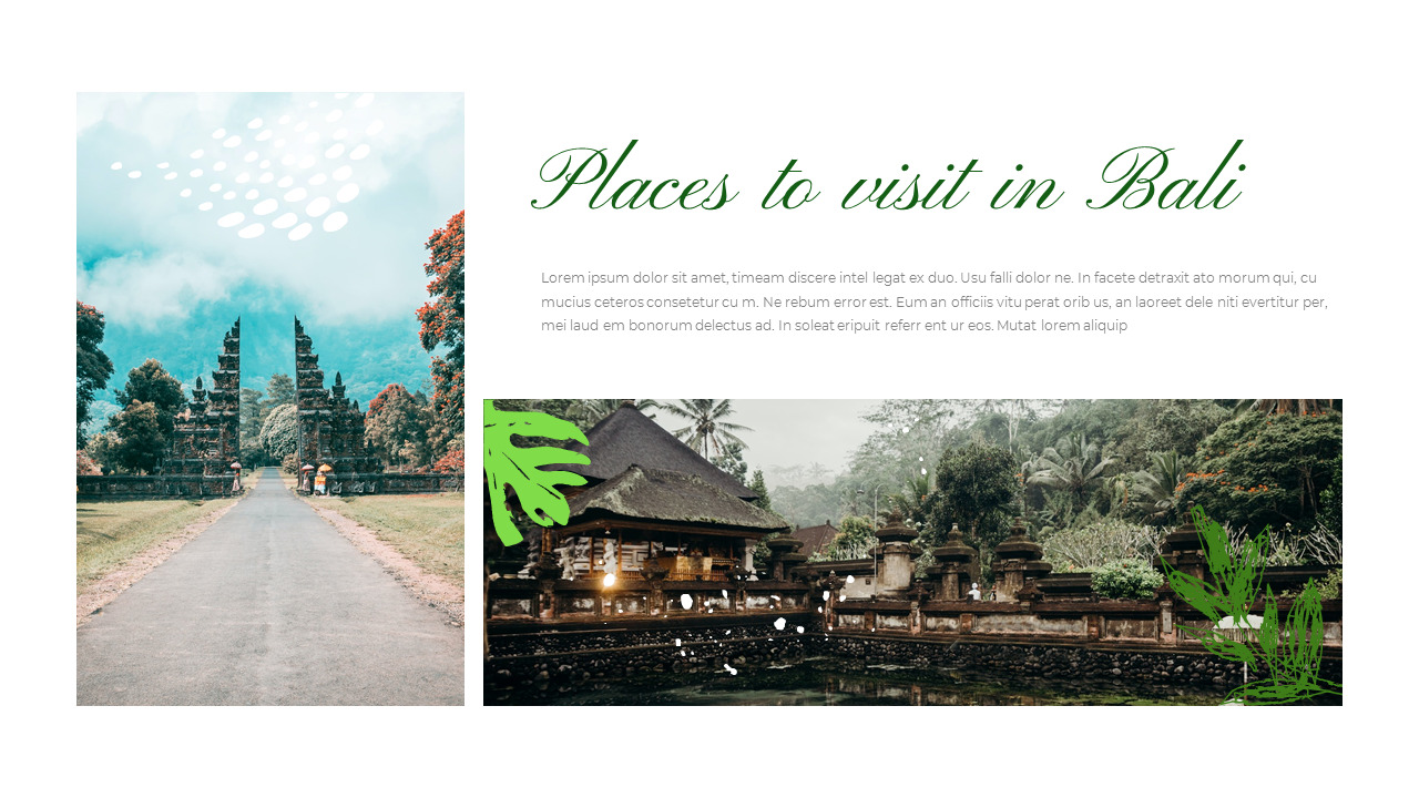 Bali Tour google slides background