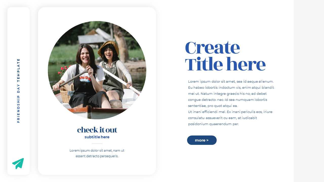 Friendship Day google slides template|Lifestyle