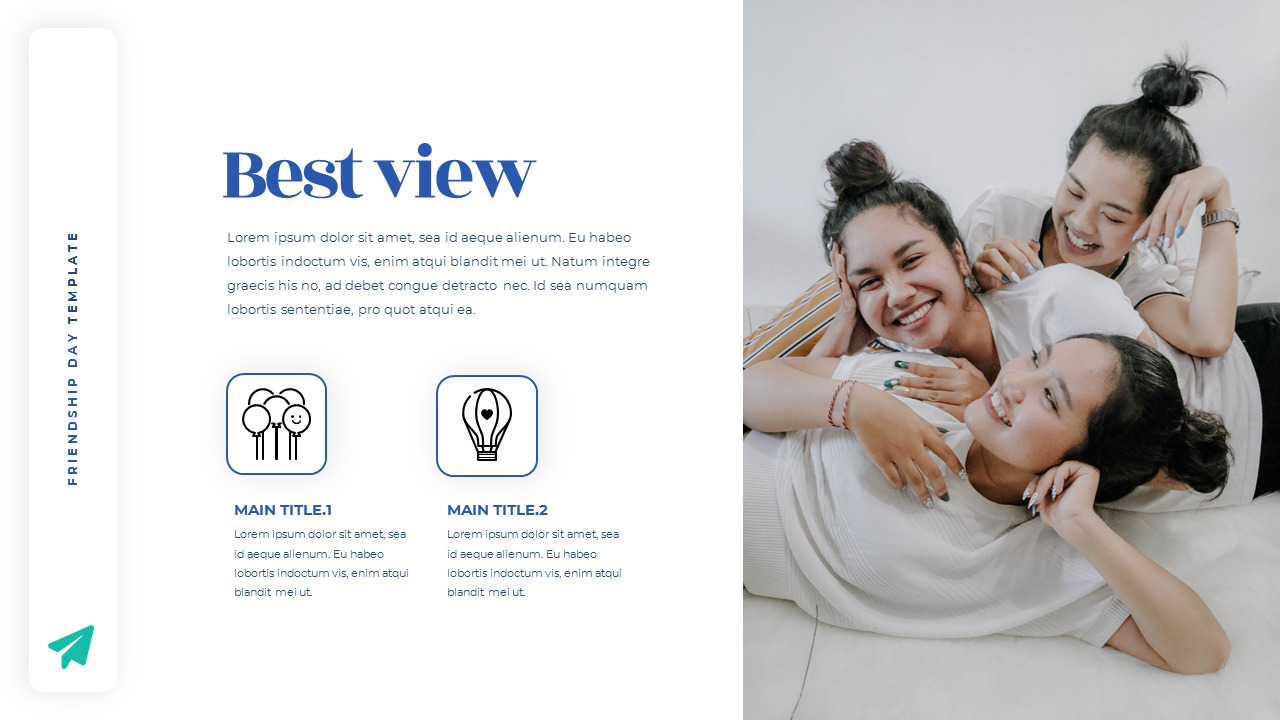 Friendship Day google slides template|Lifestyle