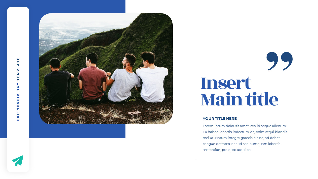 Friendship Day google slides template|Lifestyle