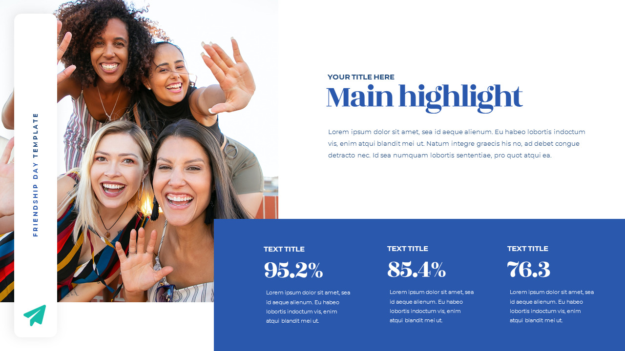 Friendship Day google slides template|Lifestyle