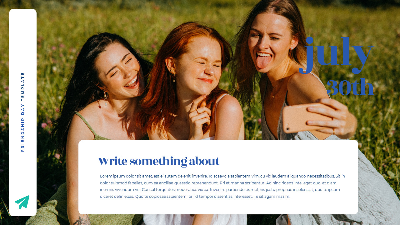 Friendship Day google slides template|Lifestyle