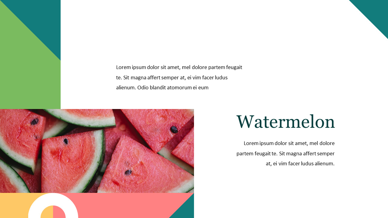 Summer Fruit best google slides templates|Business