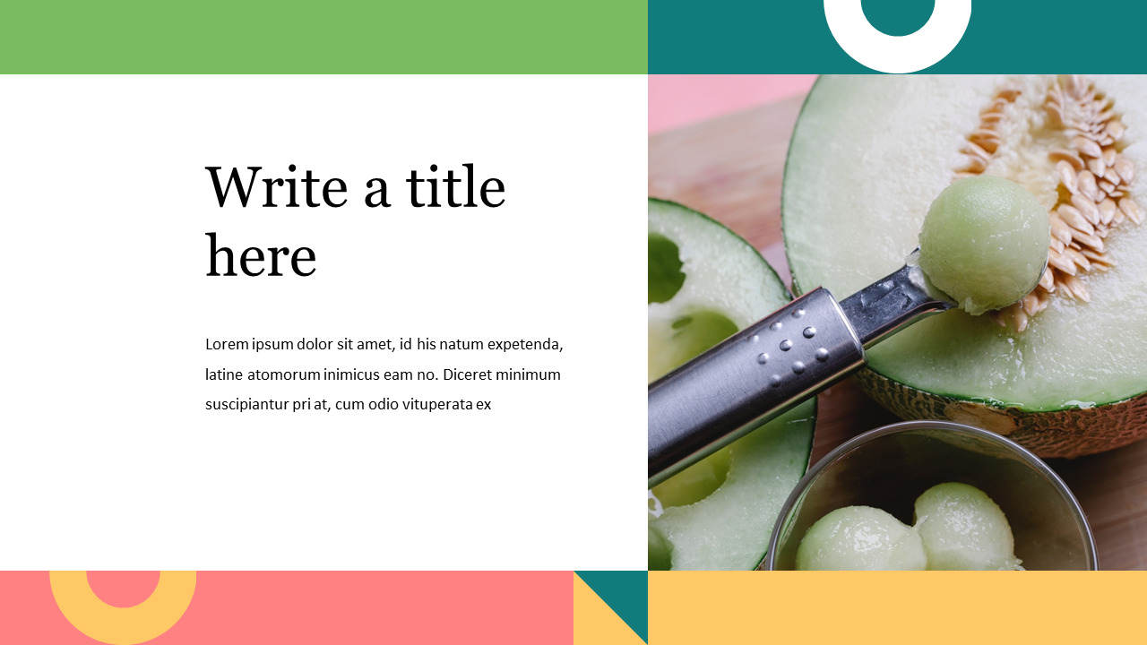 Summer Fruit best google slides templates|Business