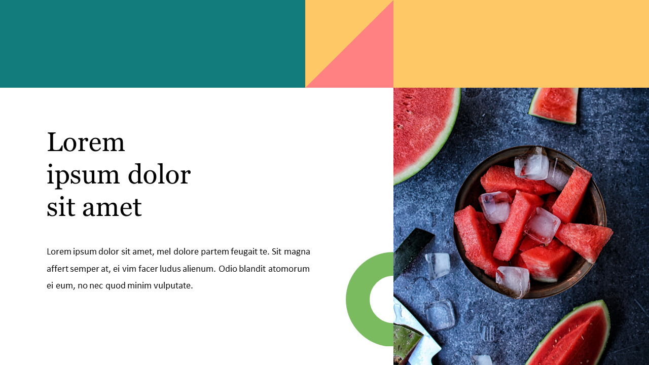 Summer Fruit best google slides templates|Business