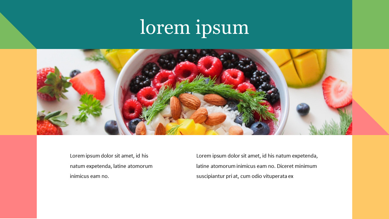 Summer Fruit best google slides templates|Business