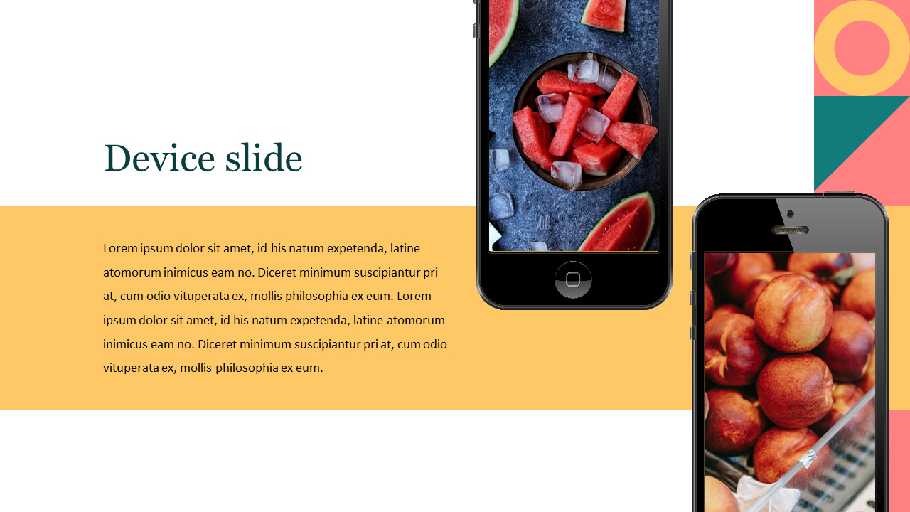 Summer Fruit best google slides templates|Business