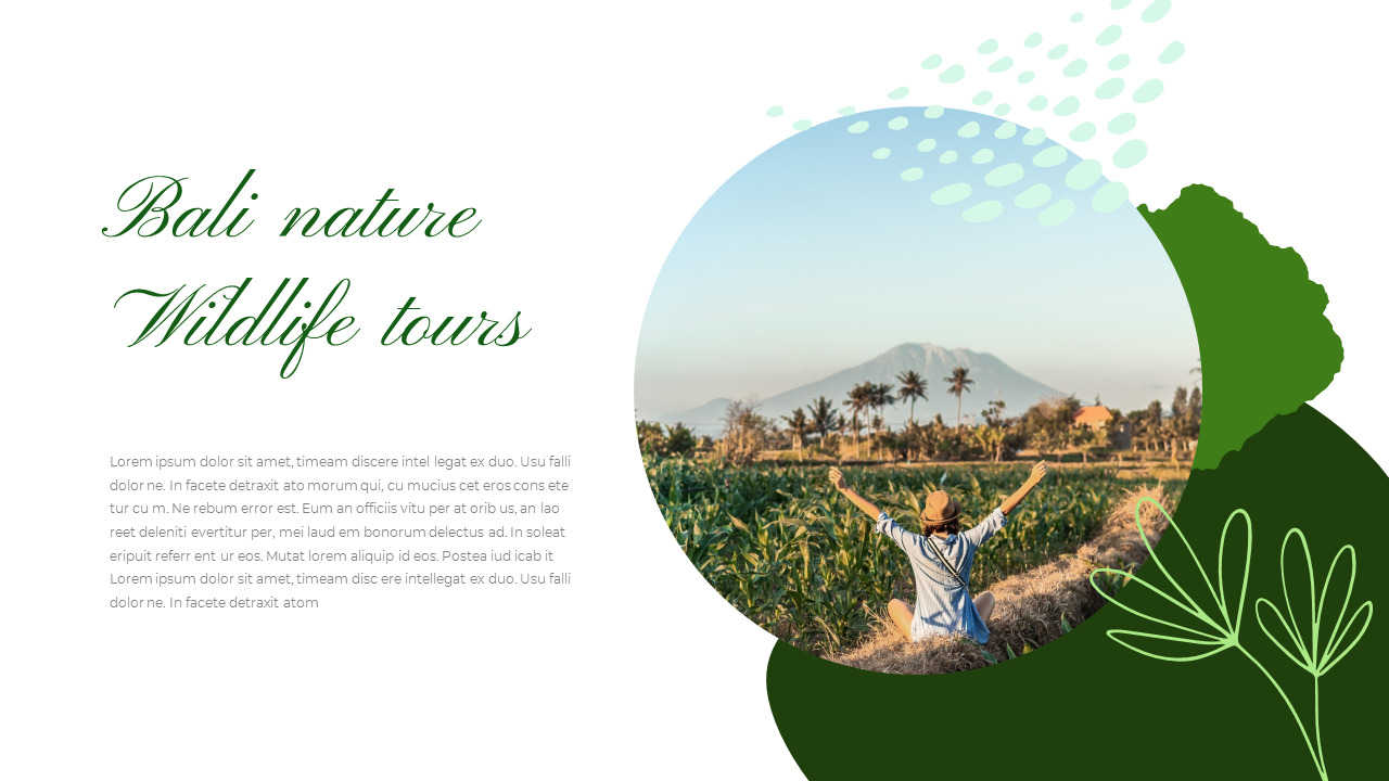 Bali Tour google slides background